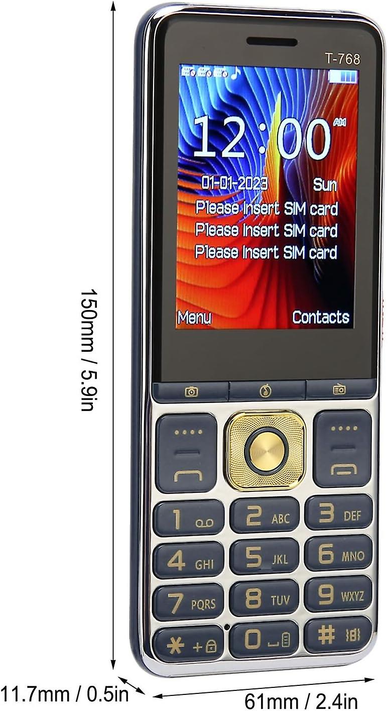 Unlocked Elderly Mobile Phone, Large Button Cell Phone for Senior, 2 ...