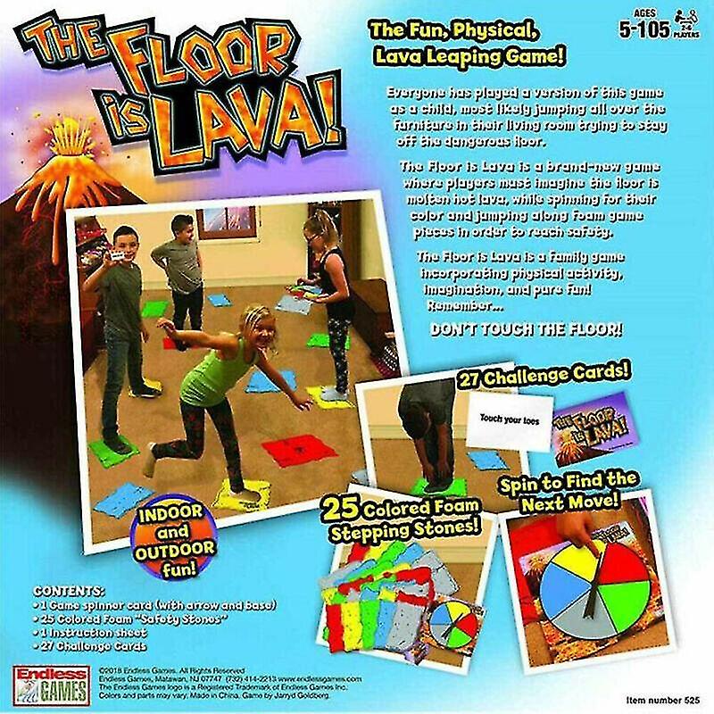 Card games kids and adults lava jumping the floor is lava easy to play ...