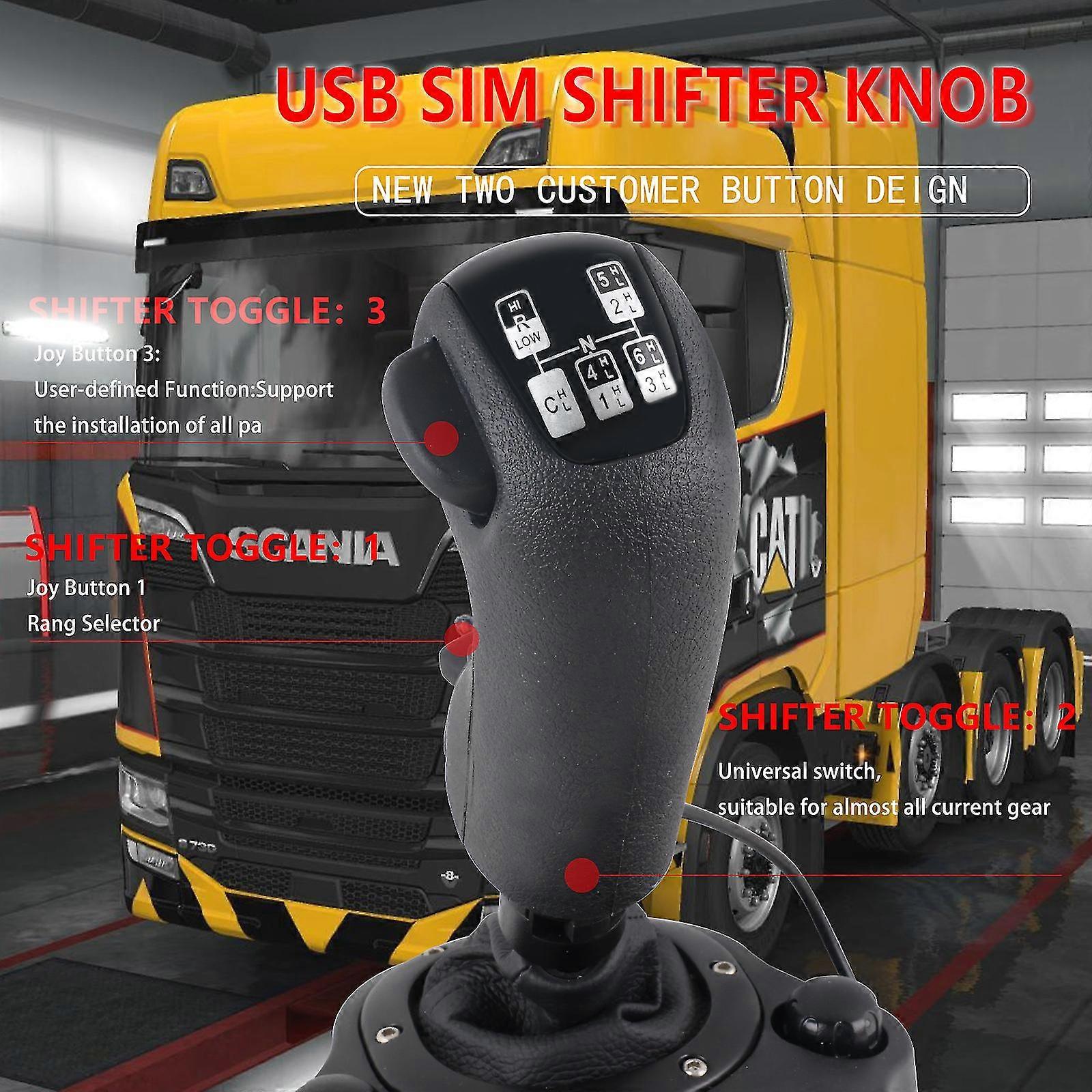 Scania Truck Gear Simulator Usb Shift Knob For Logitech G923 G29 G27 ...