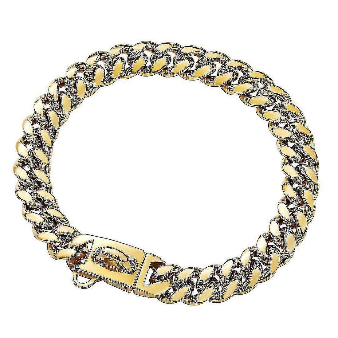 New Pet Dog Collar Stainless Steel Cuban Chain Dog Chain Dog Collar ...