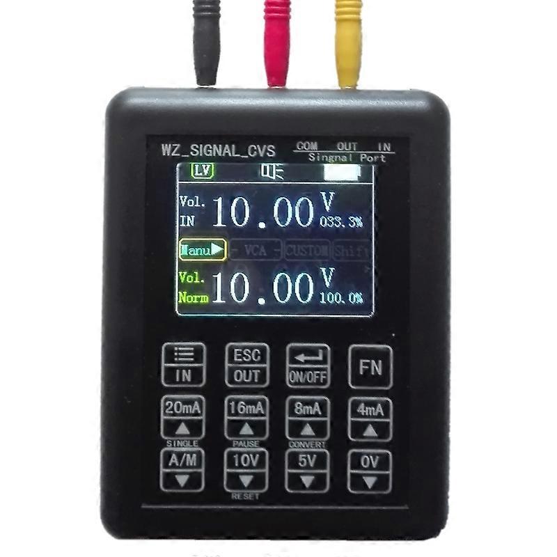 High Precision Adjustable Current Voltage Analog Simulator 0-10v 4-20ma Signal Generator Sources ...