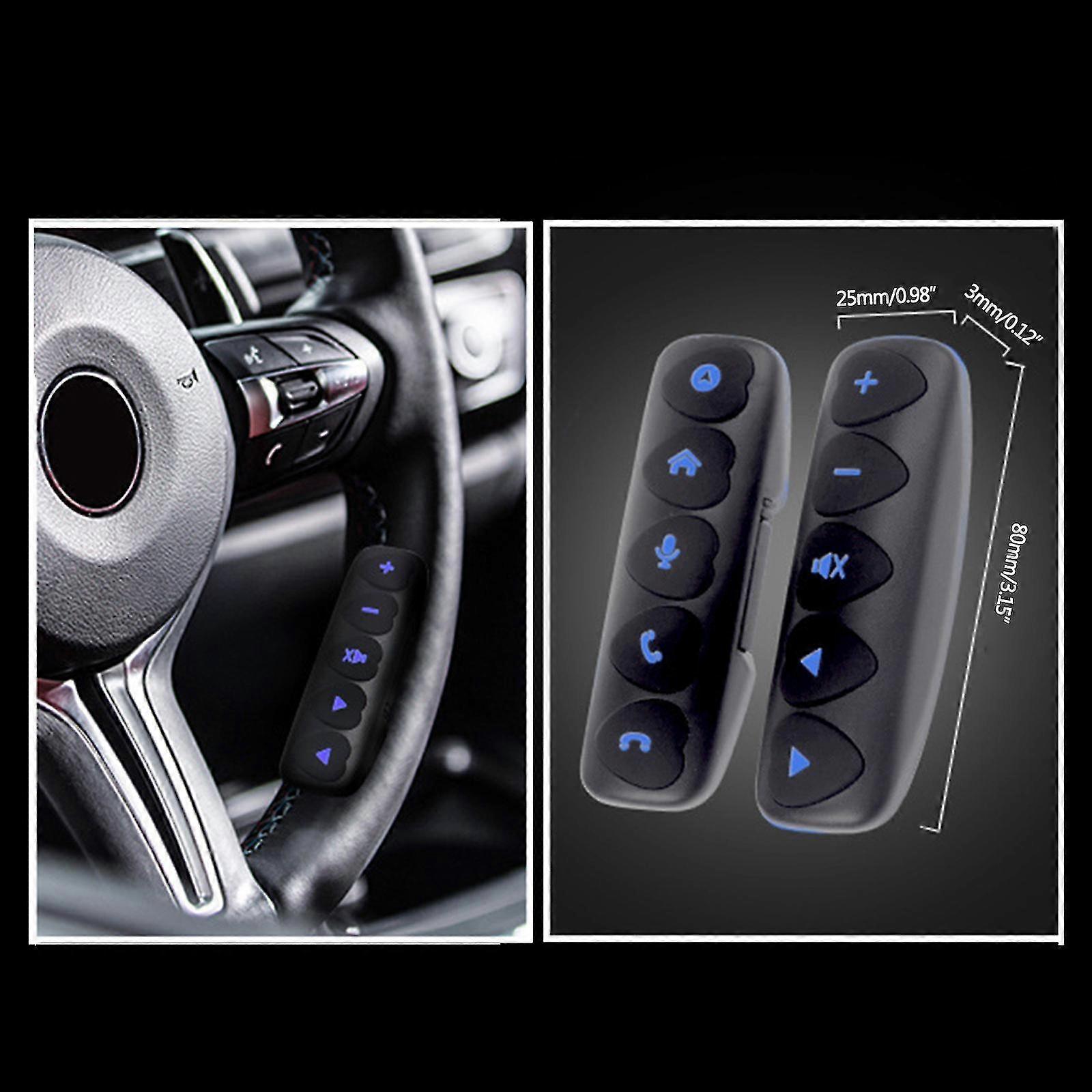 Car Steering Wheel Button Remote Control Car Navigation 2 Din Dvd Controller | Fruugo UK