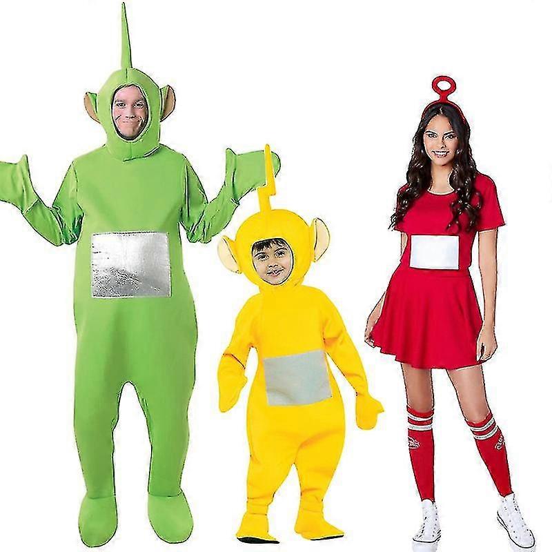 4 Colors Teletubbies Cosplay For Adult Funny Tinky Winky Dipsy Laa-laa ...