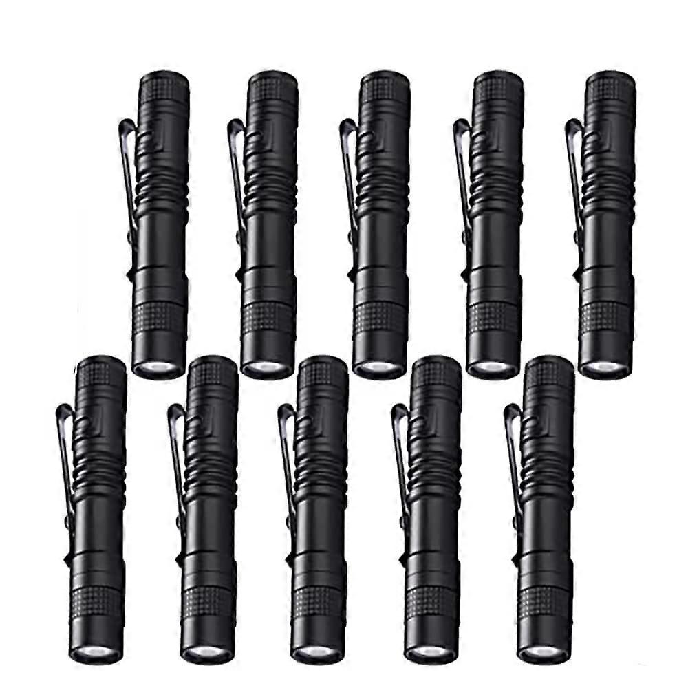 10 Pack Small Mini LED Flashlight Handheld Pen Light Flashlight ...