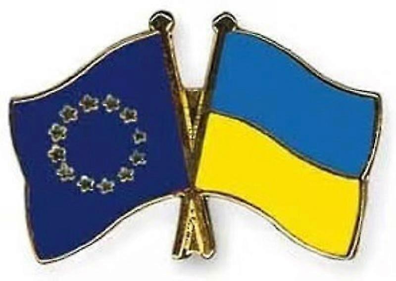 Ukraine Flag PinDouble-sided national flag Pin Dove of peace Pin For ...