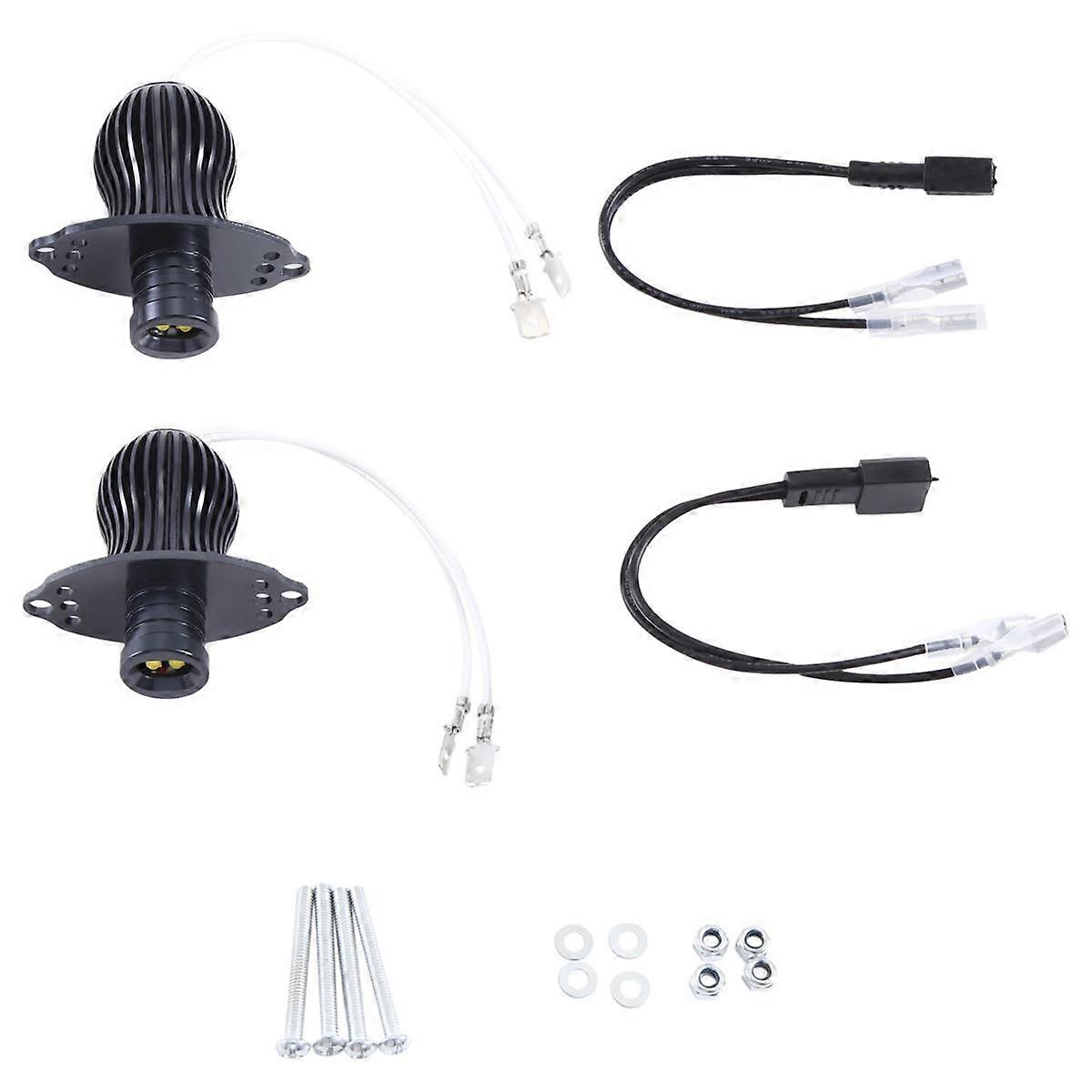 2PCS LED Angel Eye Marker Bulbs 20W White High Power LED Light for E90 ...