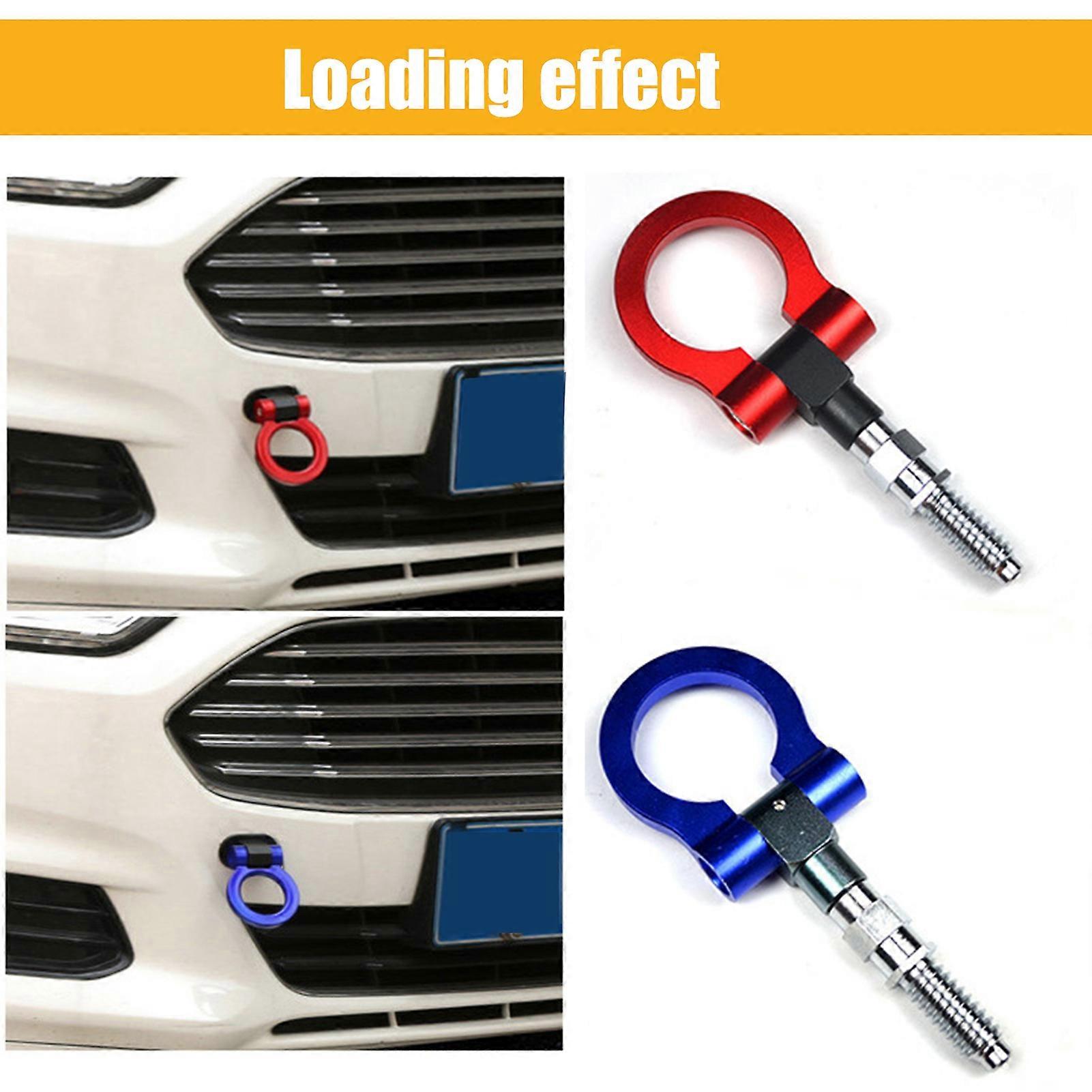 Car Tow Hook Sturdy Wear-resistant JP/EU Plug Front Bumper Auto Trailer ...