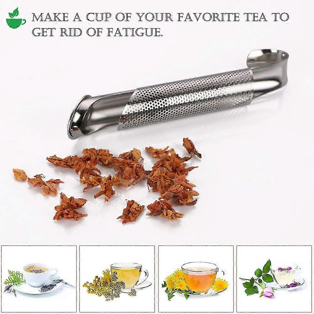 Tea Infuser Pipe/tube Stainless Steel Spice Strainer Tea Filter - Set ...