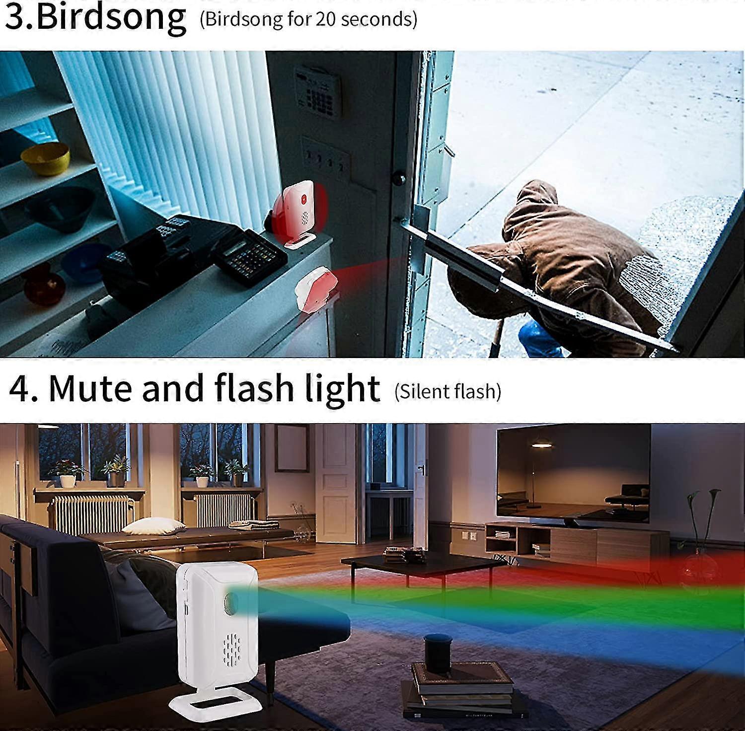 Motion Sensor Driveway Alarm, Infrared And Microwave Radar Dual ...