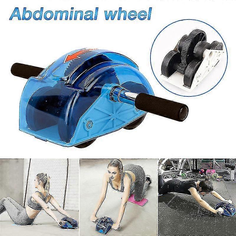Abdominal Wheel 4 Roller Wheel Abdominal Muscle Exerciser With Gear For ...