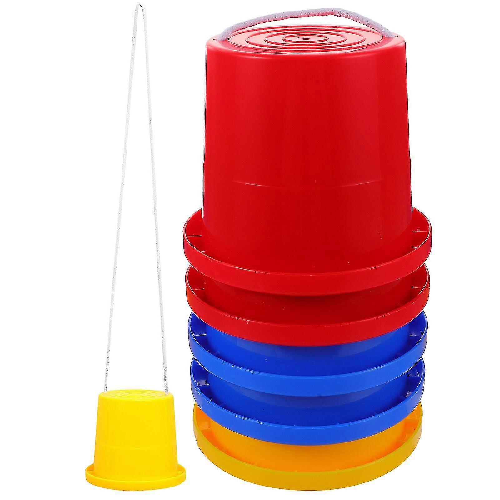 3 Pairs Jumping Stilts Plastic Kids Walk Stilts Children Outdoor Walker ...