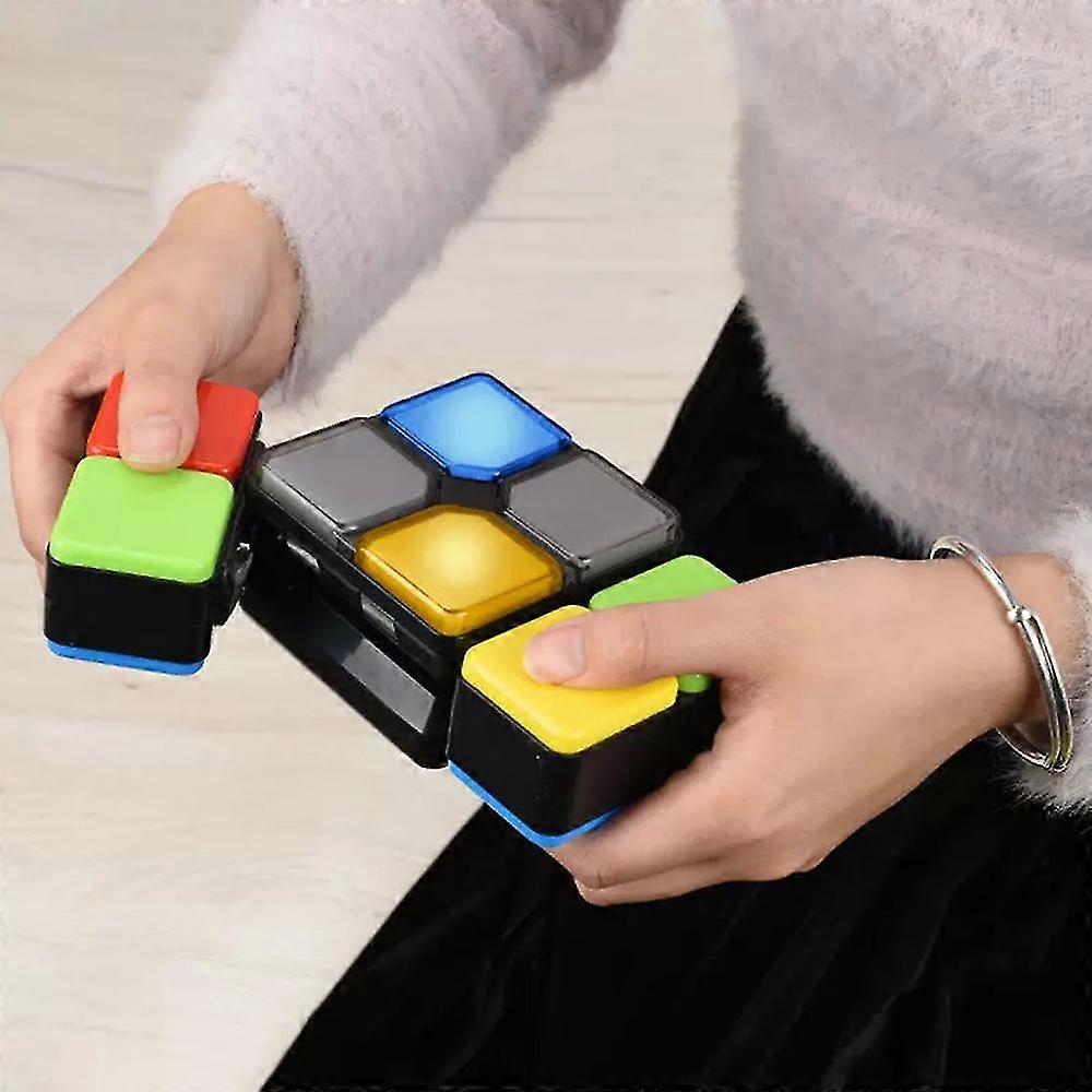 Led Magic Music Cube Flip Slide Cube Light Multiplayer Puzzle Toy 4 ...