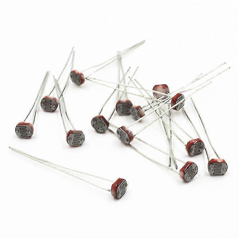 30pcs Photoresistor Ldr Cds 5mm Light-dependent Resistor Sensor Gl5516 ...
