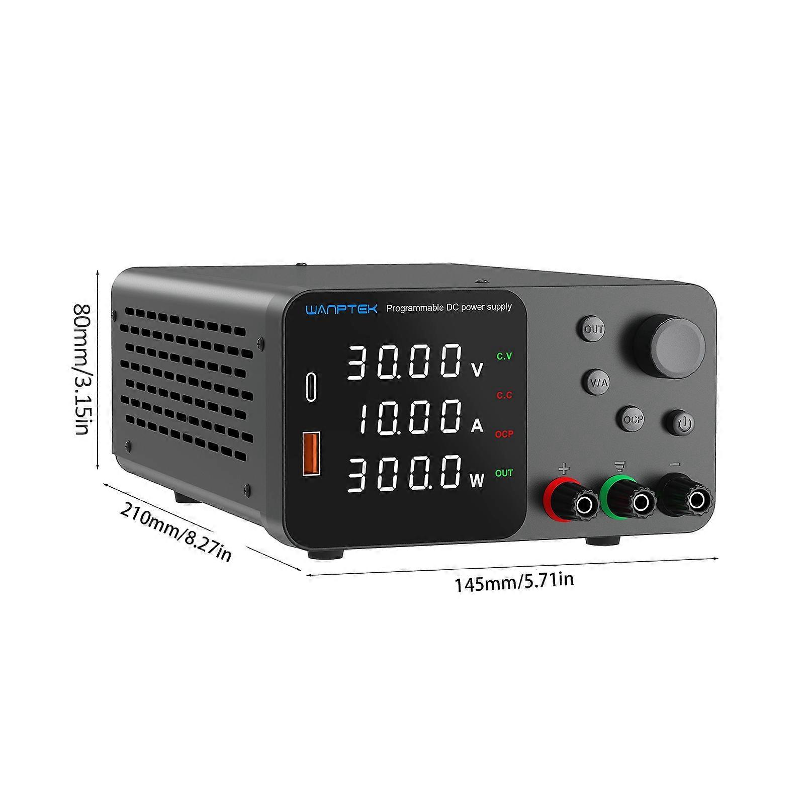 Variable DC 30V 10A Bench 4-Digits LED Display Adjustable Switching ...