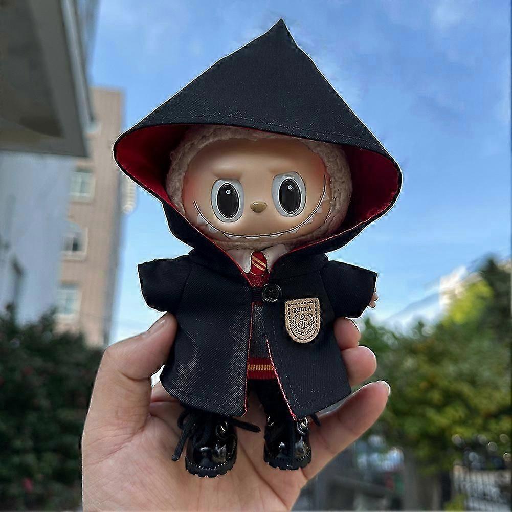 Magic School Uniform for Labubu Vinyl Plush Doll, 17cm Labubu Harry ...