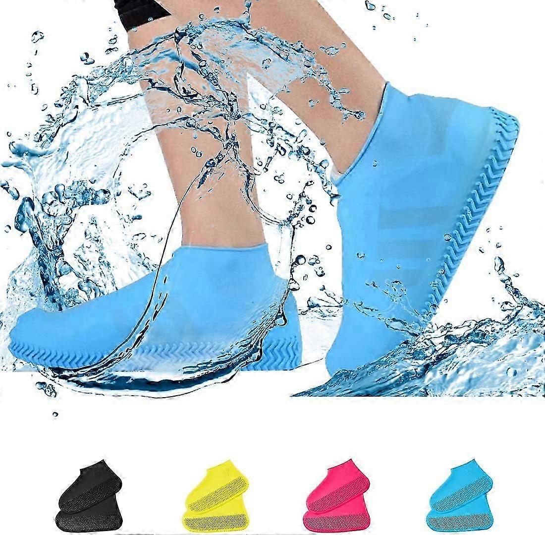 Waterproof Shoe Covers, Non-Slip Water Resistant Overshoes Silicone ...