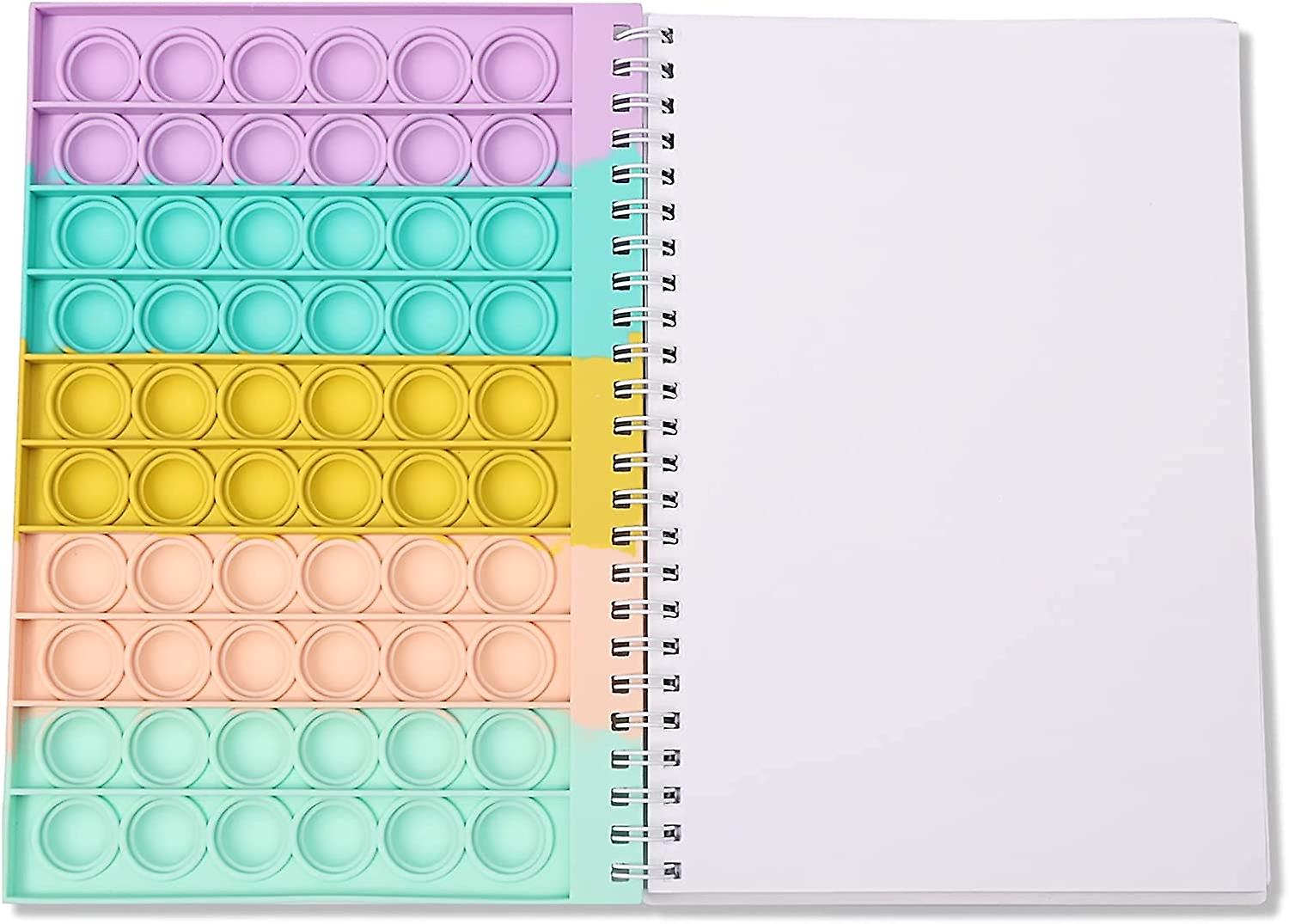 Pop Notebook, Pop Bubble Fidget Notebook Pop Fidget Toys Notebook to ...