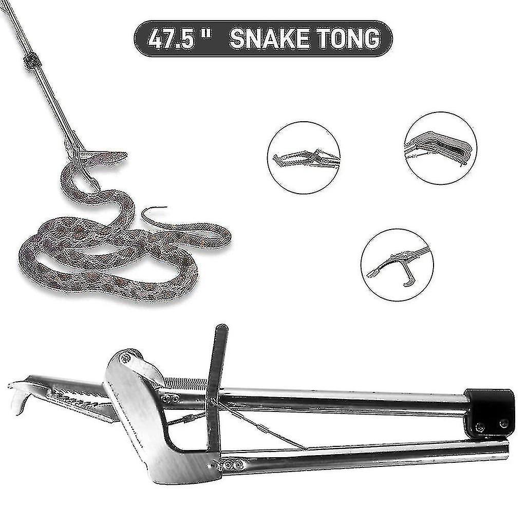 Snake Tongs Professional Collapsible Reptile Catcher Rattlesnake ...
