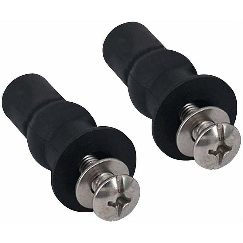 WC Seat 2 Pairs Rubber Expanding Bolts, 304 Stainless Steel WC Fixing ...