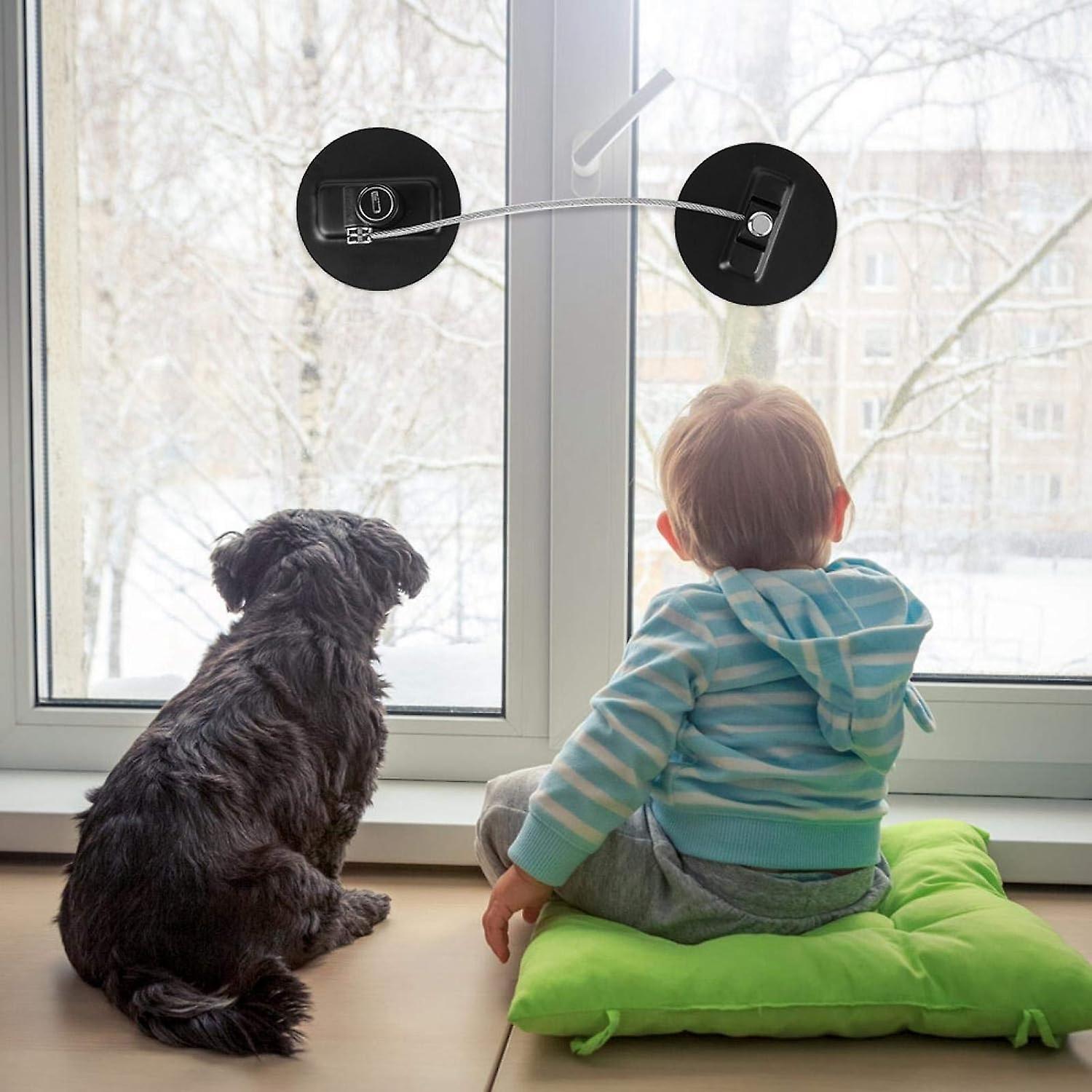 Door Restrictor Children Safety Lock Door Window Safety Locking with 2 ...
