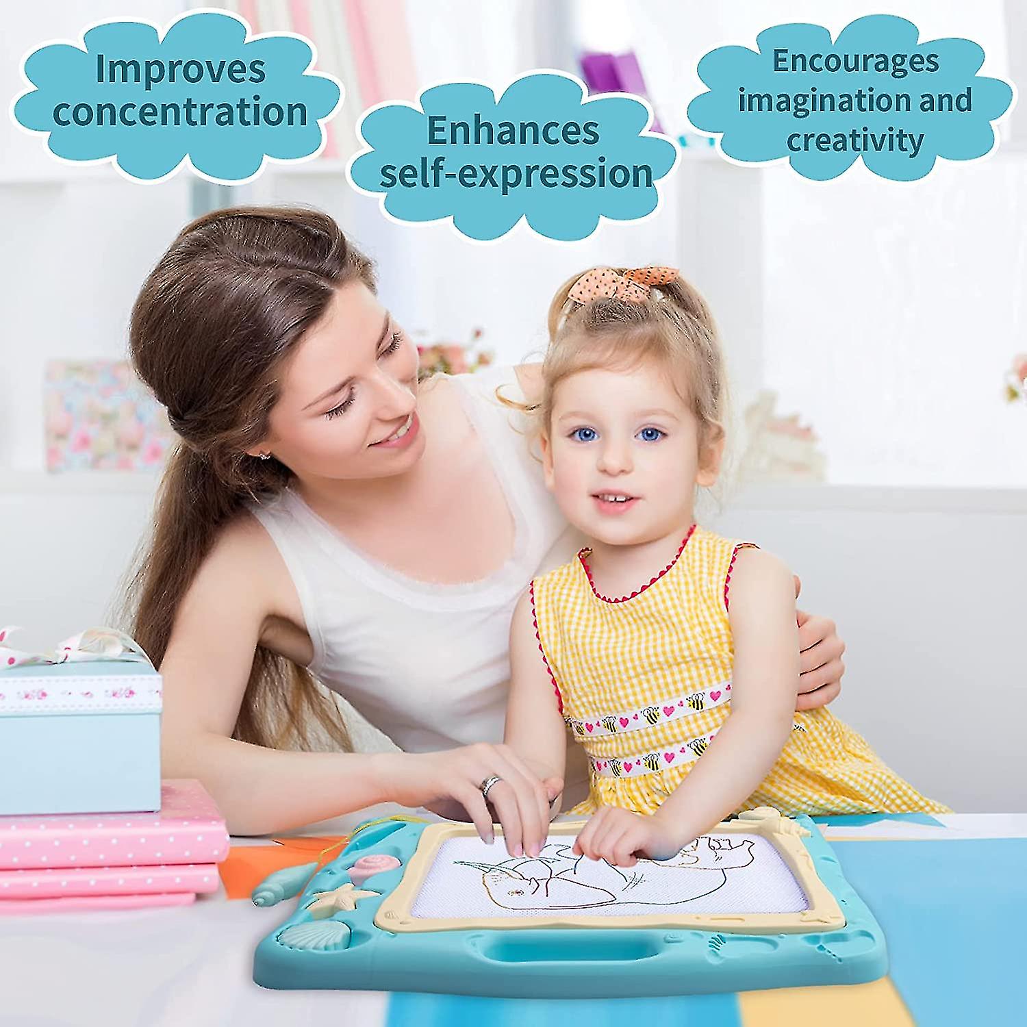 Large Magic Slate, 4232cm Magnetic Drawing Board Graffiti Writing Board ...