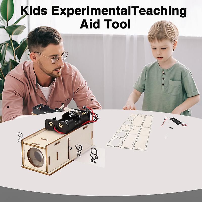 Children Homemade Slide Projector Educational Toy DIY Slide Projector ...