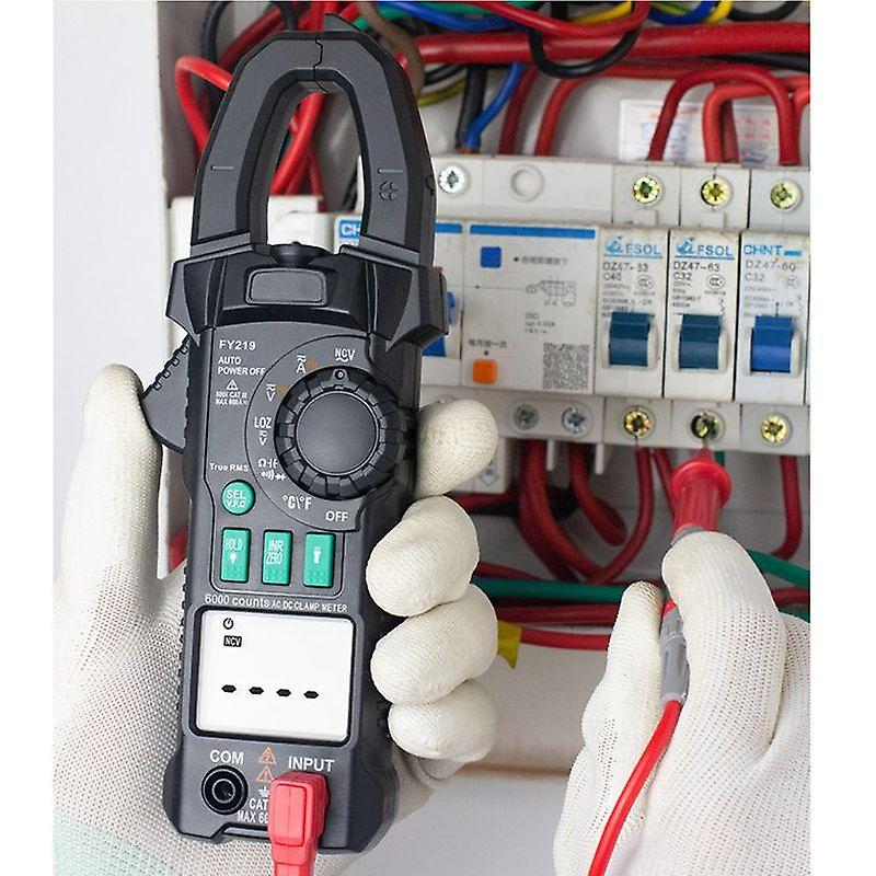 High precision clamp meter multimeter dual display digital ammeter ac ...