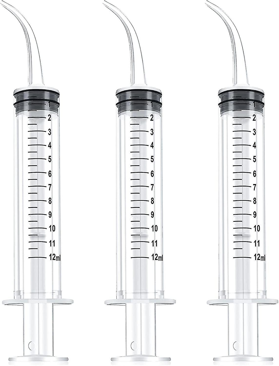 Dental Syringe 12 Ml Dental Irrigation Syringe Disposable Graduated ...