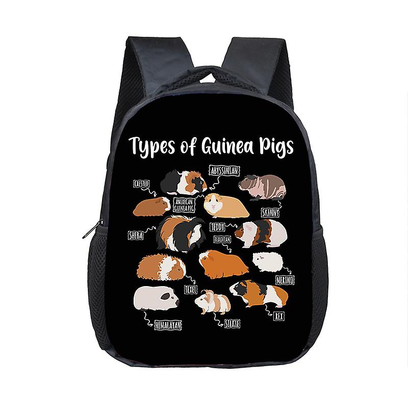 Cartoon Hamster / Pet Guinea Pig Print Backpack For 3-6 Years Old Kids ...