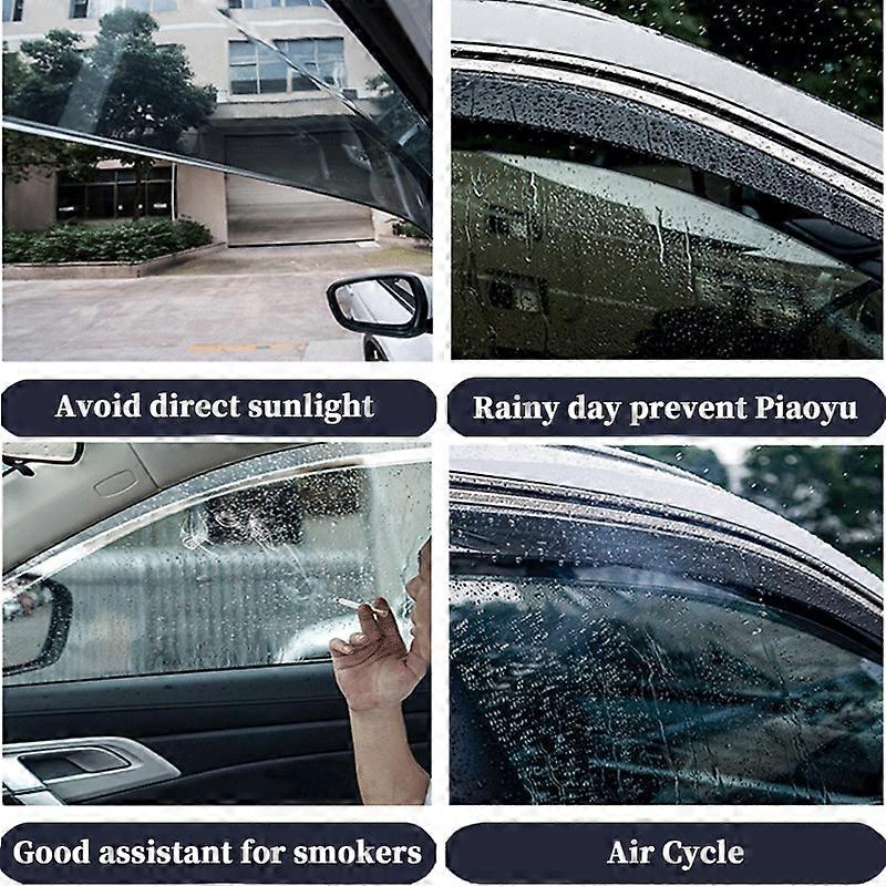Unique For Toyota Alphard window visor car rain shield awning trim ...
