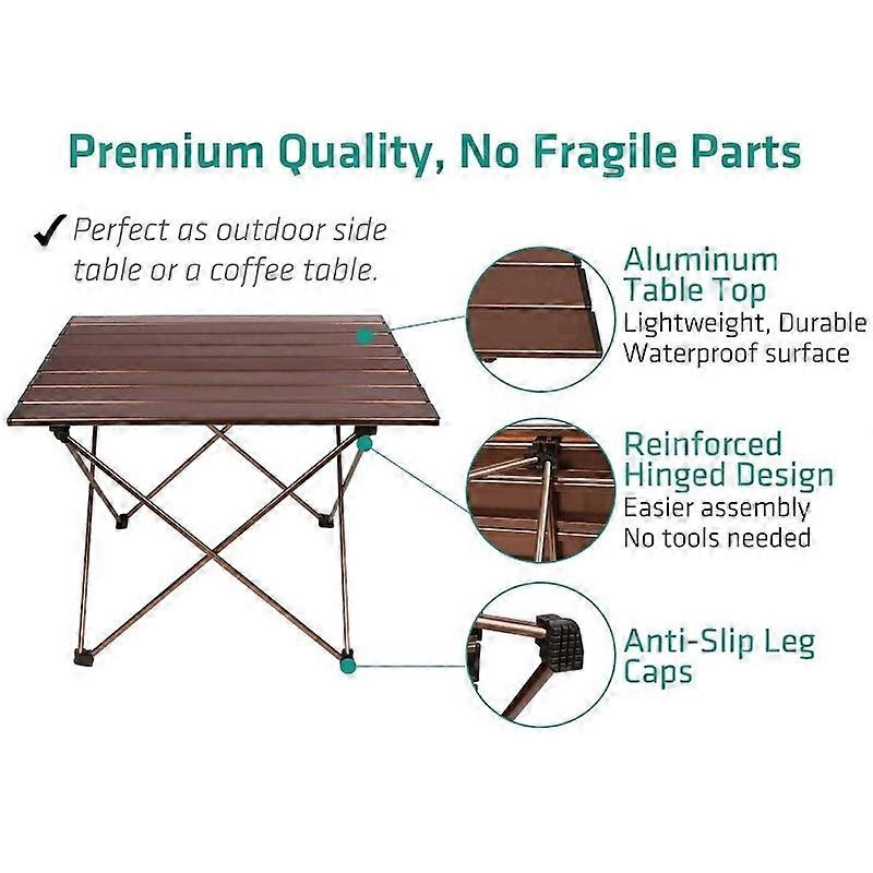 Xianrenge Folding Camping Table, Sand Beach Table, Foldable Side Table ...
