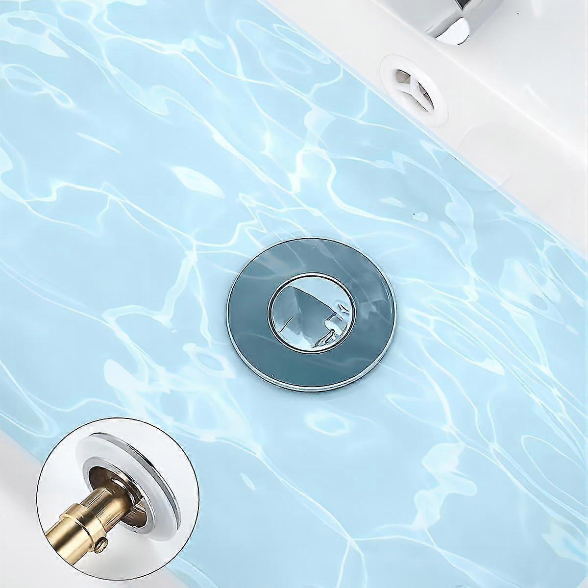 Push Pop-Up Click Clack Plug Stopper (66mm), Bathroom Sink Drain Plug ...