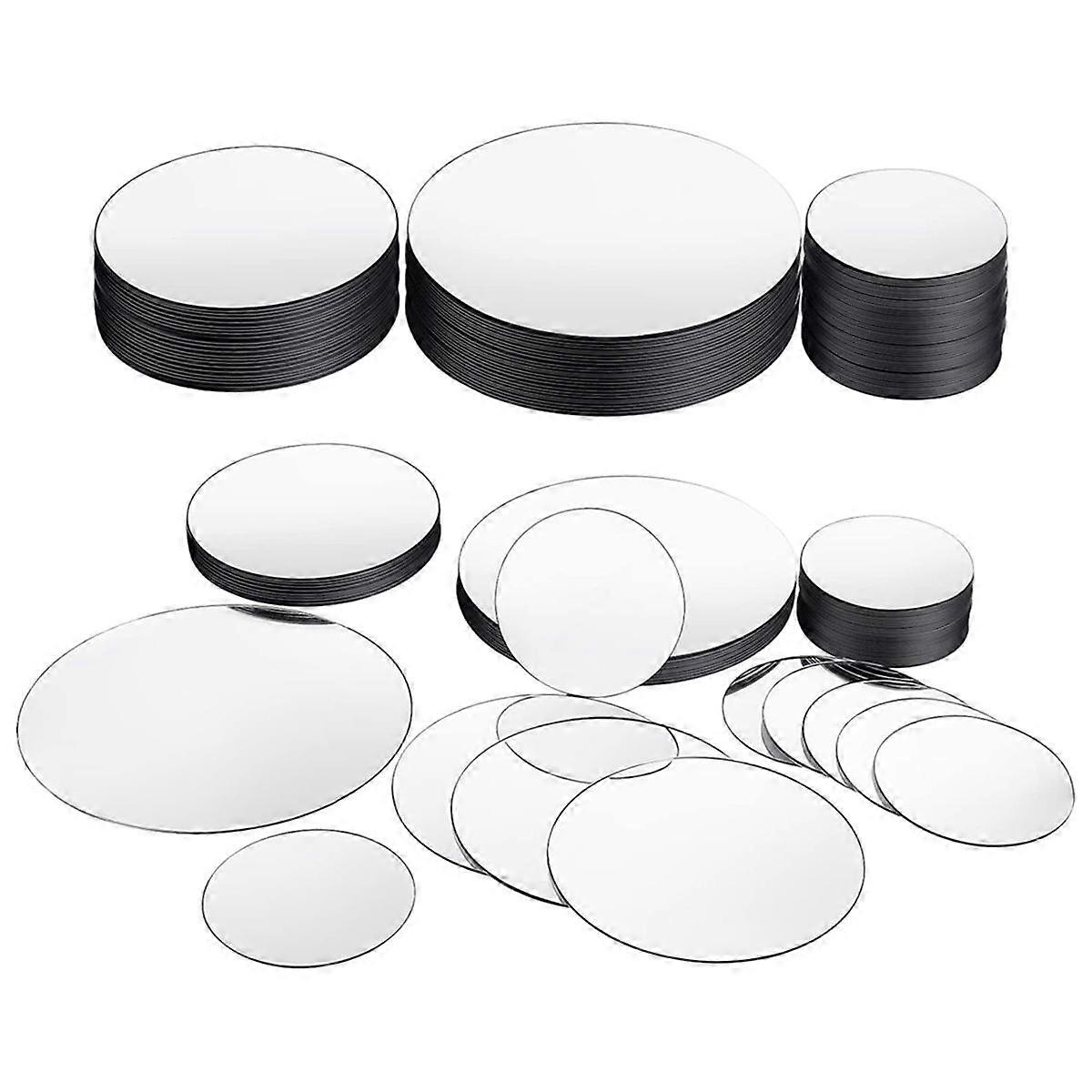 40 PCS Mini Size Round Mirror Small Round Mirror Adhesive Mirror Round ...
