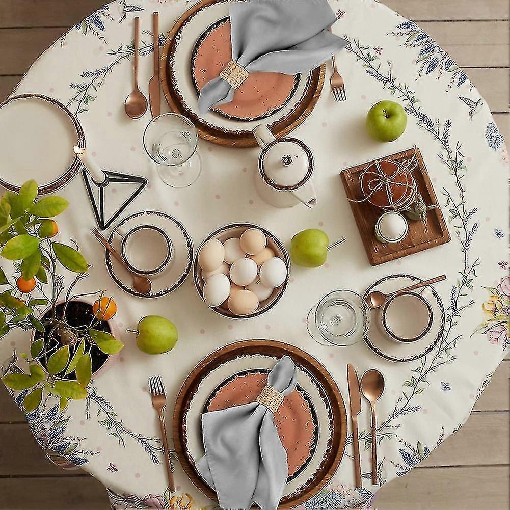 12pcs Napkin Rings,water Hyacinth Napkin Holder Rings - Rustic Napkin ...