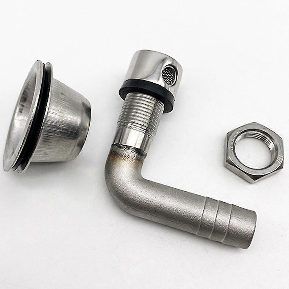 90 Degrees Boat Fuel Tank Vent 316 Stainless Steel Mount Fuel Tank Vent ...