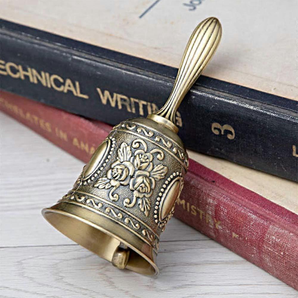 Hand Bell, Classic Zinc Alloy Loud Call Bell Traditional Hand Hold ...
