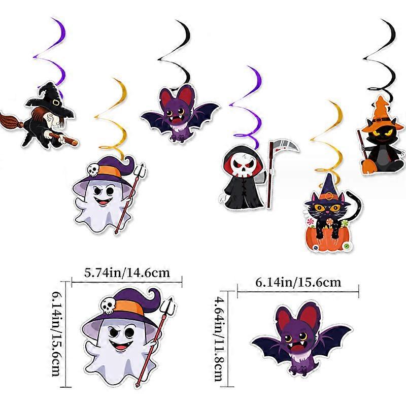 Colorful Halloween Happy Birthday Banner and Halloween Pattern Pennant ...
