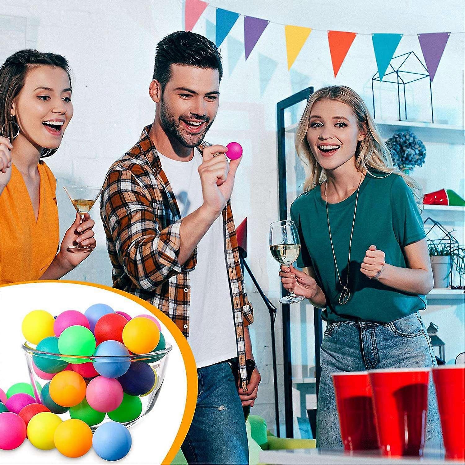 300 Pack Ping Pong Balls Table Tennis Balls 40 mm Pingpong Balls Bouncy ...