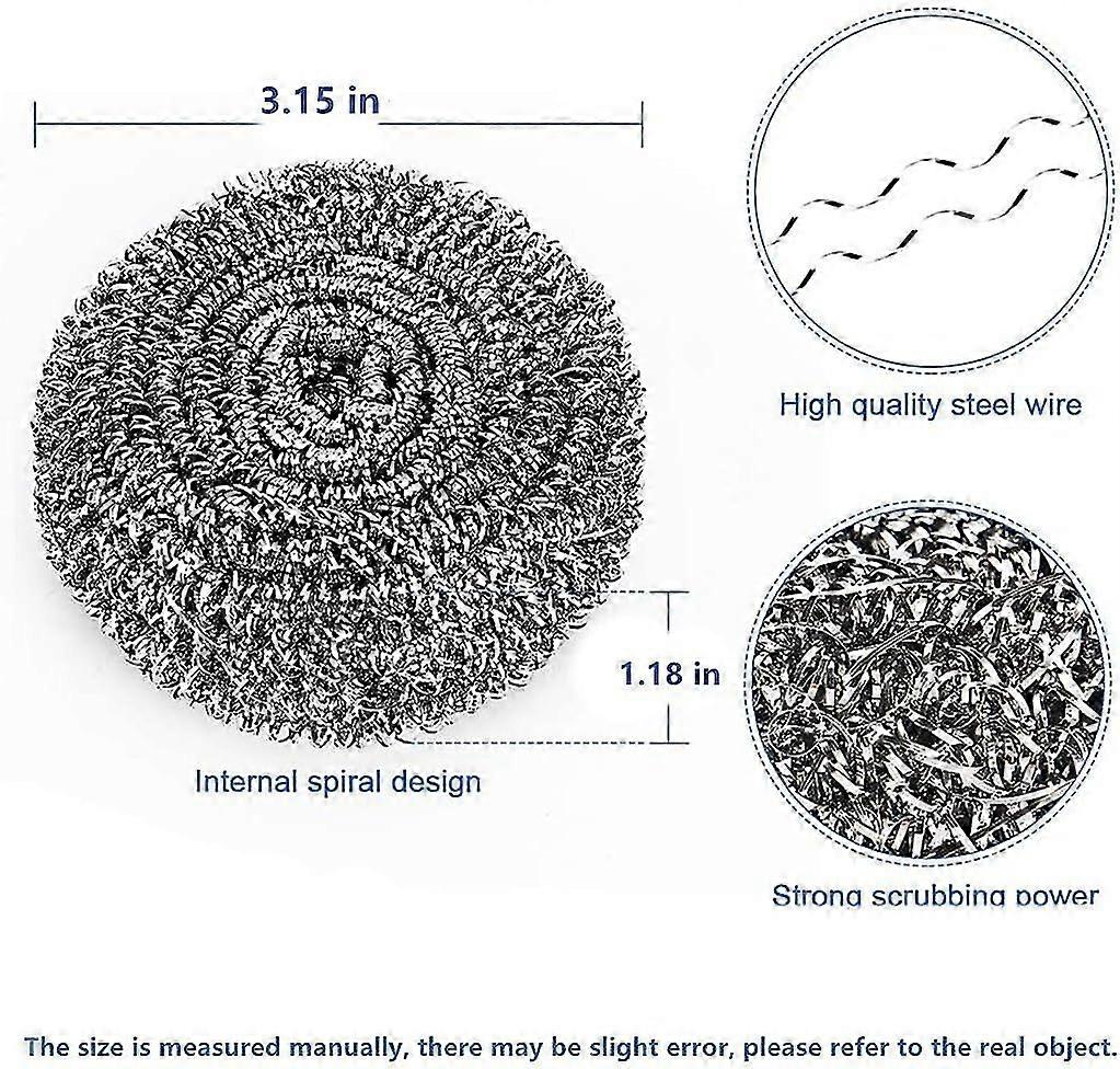 Steel Scourer,metal Scourer,stainless Steel Scourer,6 Pcs Specialist ...