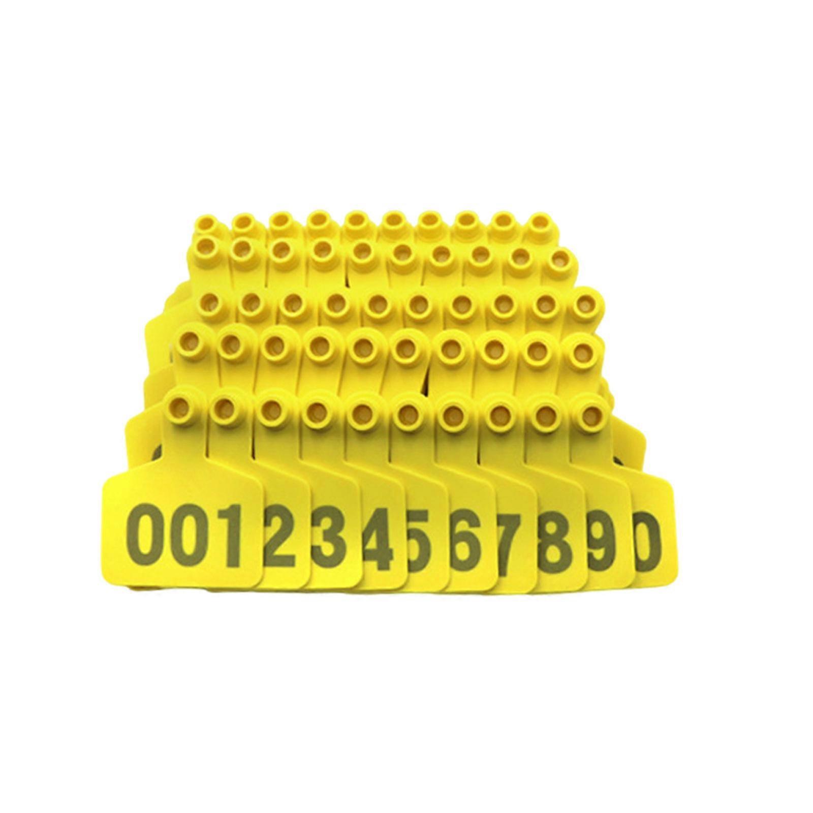 Farm Poultry Ear Card Thickened Cattle Ear Card Number Marker ...