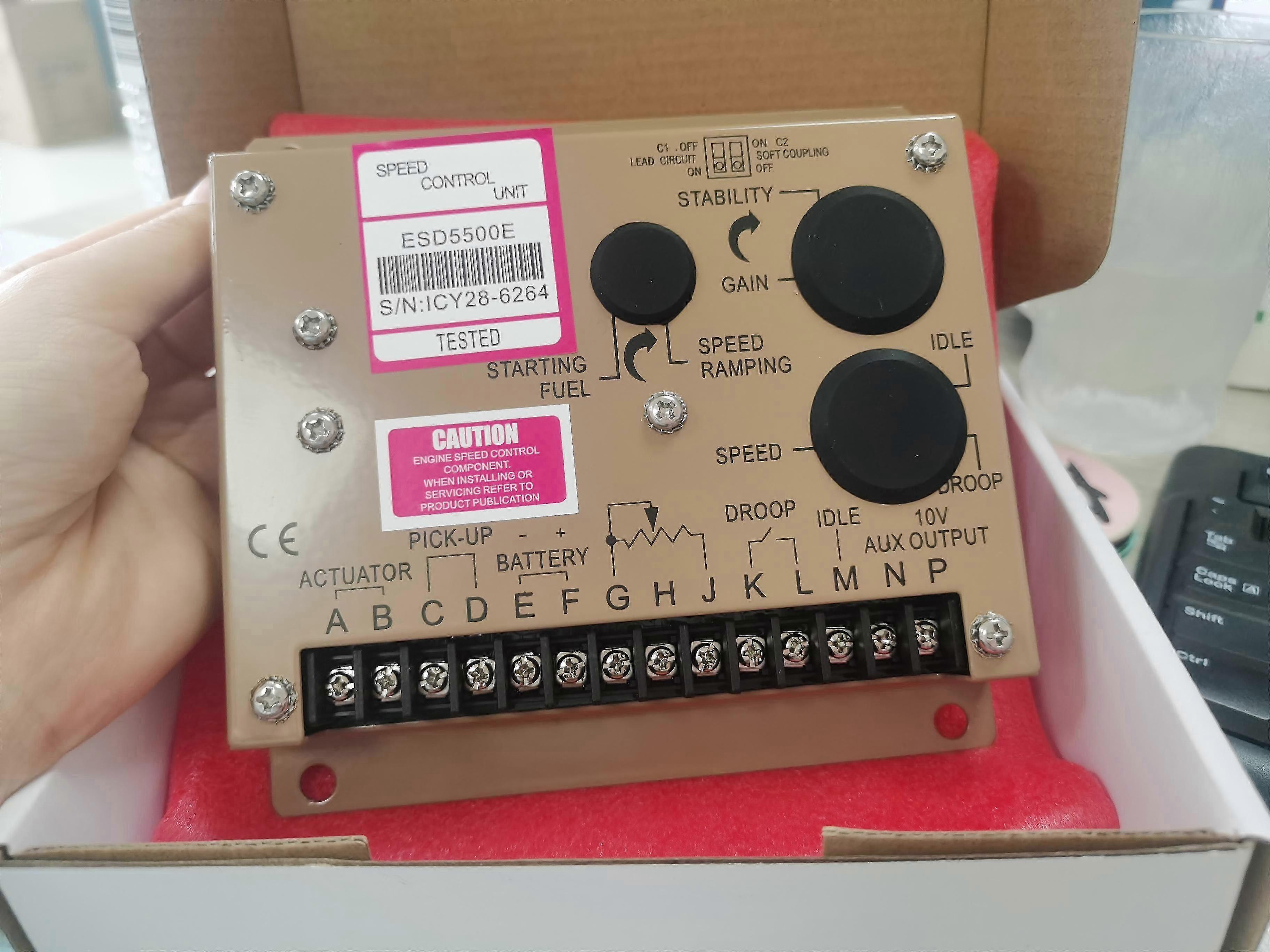 ESD5500E Generator Genset Electronic Speed Governor ESD5500 Control Unit Speed Controller ...