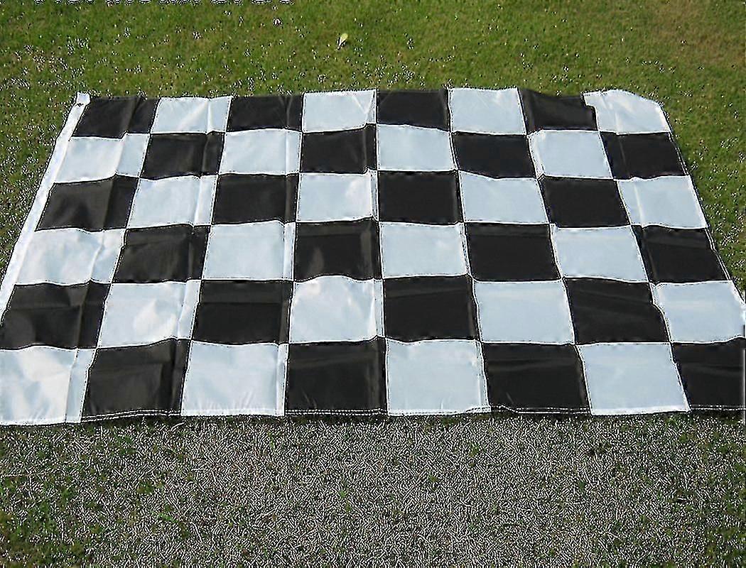 F1 Racing Flag 90x150cm 100% Polyester Classic Black White Checkered ...