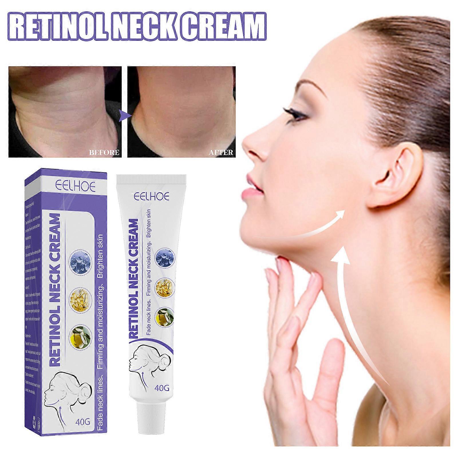 Neck Firming Cream, Anti-Aging Moisturizer For Neck And Shoulders, Double Chin Reduction ...