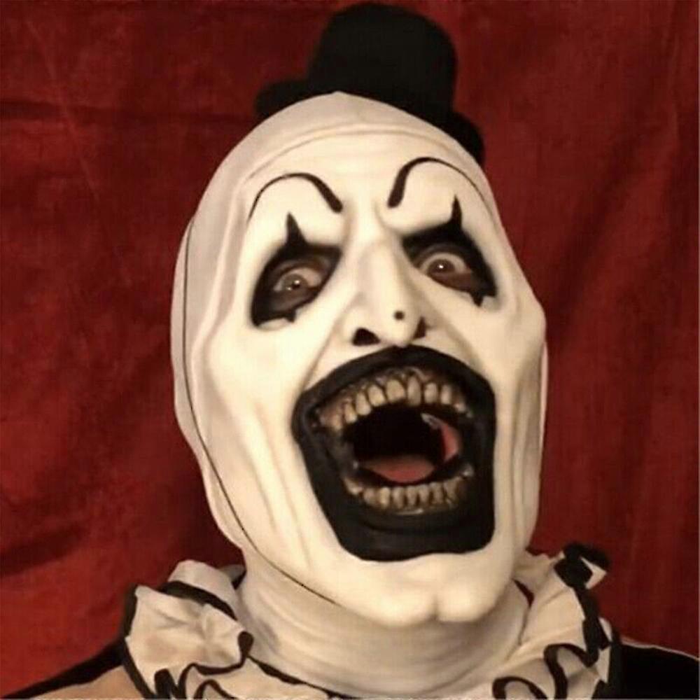 Terrifier 2 Art the Clown Mask Cosplay Costume Masquerade Halloween ...