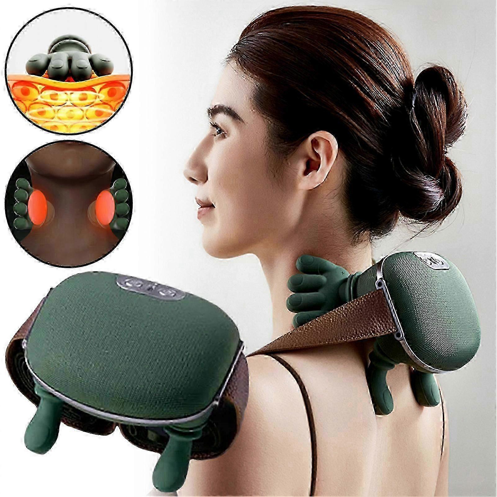 Shiatsu Massage Master for Shoulder & Neck, Portable Electric Heated ...