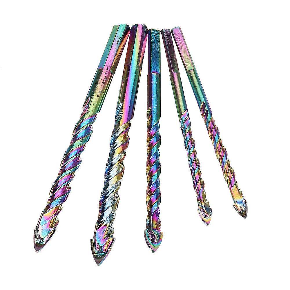 6 12Mm Colorful Triangular Ceramic Tile Drill Bit 6 8 10 12mm Glass