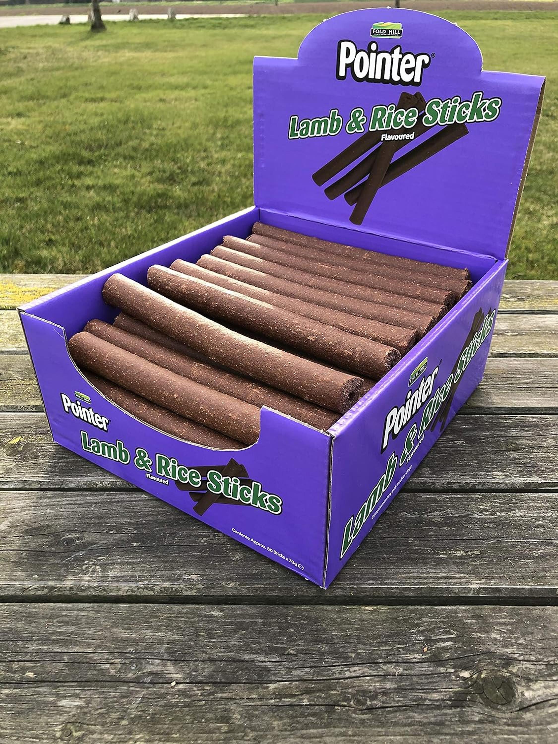 Pointer Lamb and Rice Sticks Dog Treat 50x70g Case of 50 | Fruugo UK
