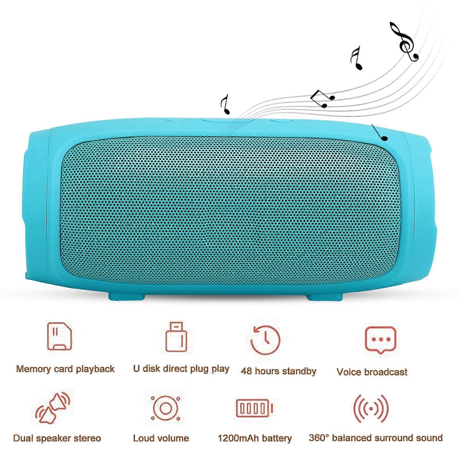 Bluetooth Music Speaker Outdoor Poratble Stereo Hifi Loudspeaker Box ...