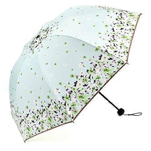 Sun and Rain Umbrella SPF 50+ Folding Travel Sun Umbrella Anti-UV ...
