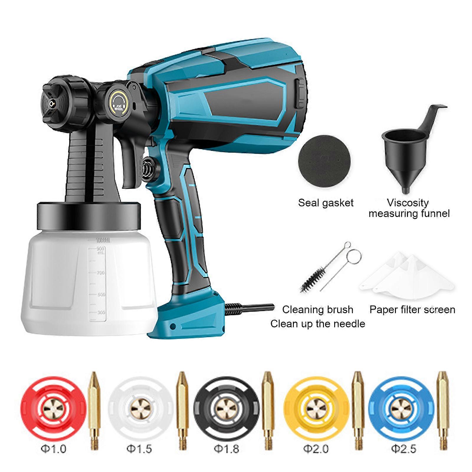 Electric Paint Sprayer with Lithium Battery, Rechargeable and Portable ...